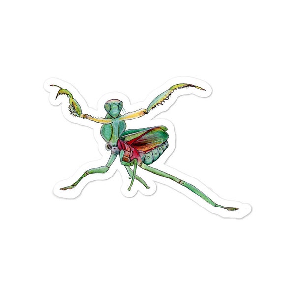 Praying Mantis Sticker - Etsy