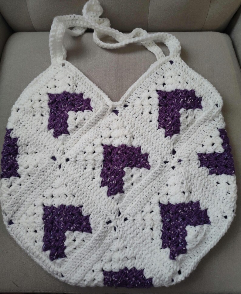Heart Shoulder Bag: Handmade Acrylic Purse With Purple Fabric Lining ...