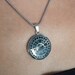 Astrology Birth Chart Necklace Personalized Pendant. Silver & Black ...