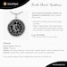 Personalized Birth Chart Necklace Pendant Gold. Custom Natal Chart ...