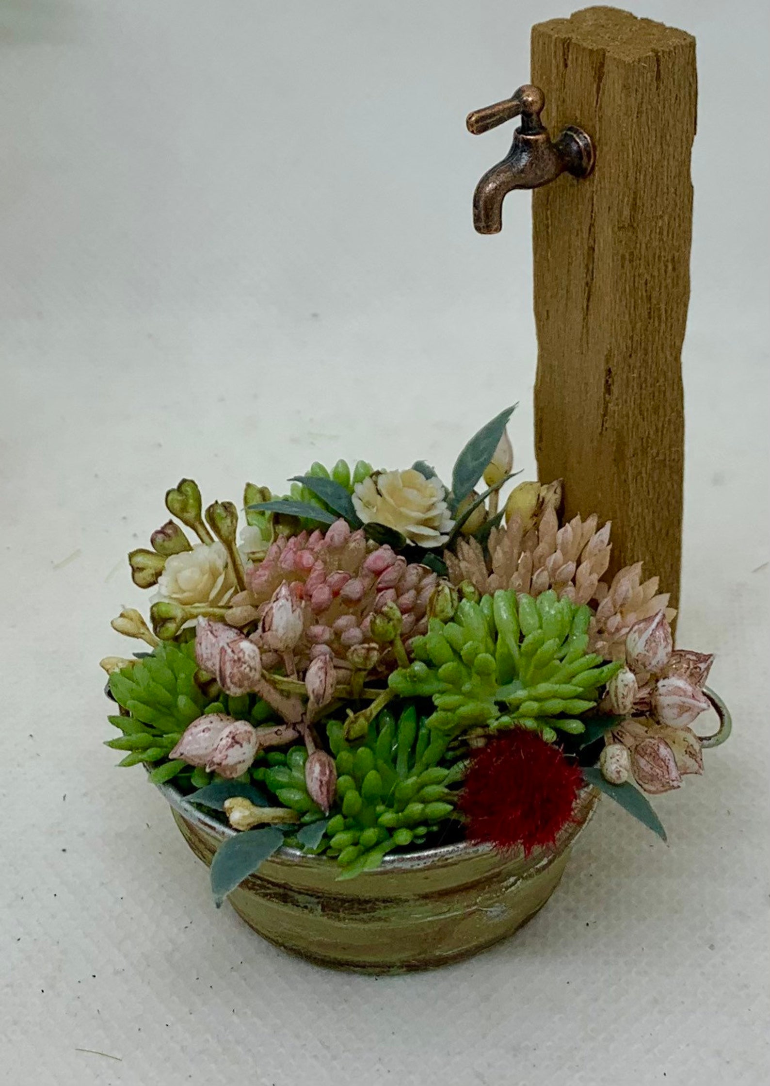 Miniature Watering Bucket Scene - Etsy