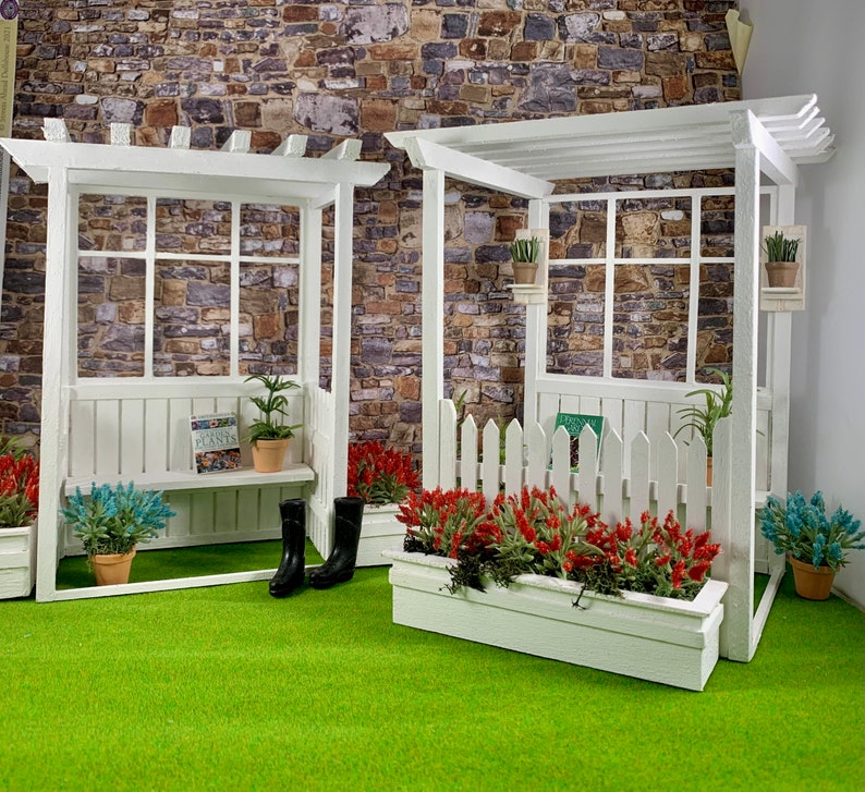 Miniature Farmhouse Garden Gazebo - Etsy