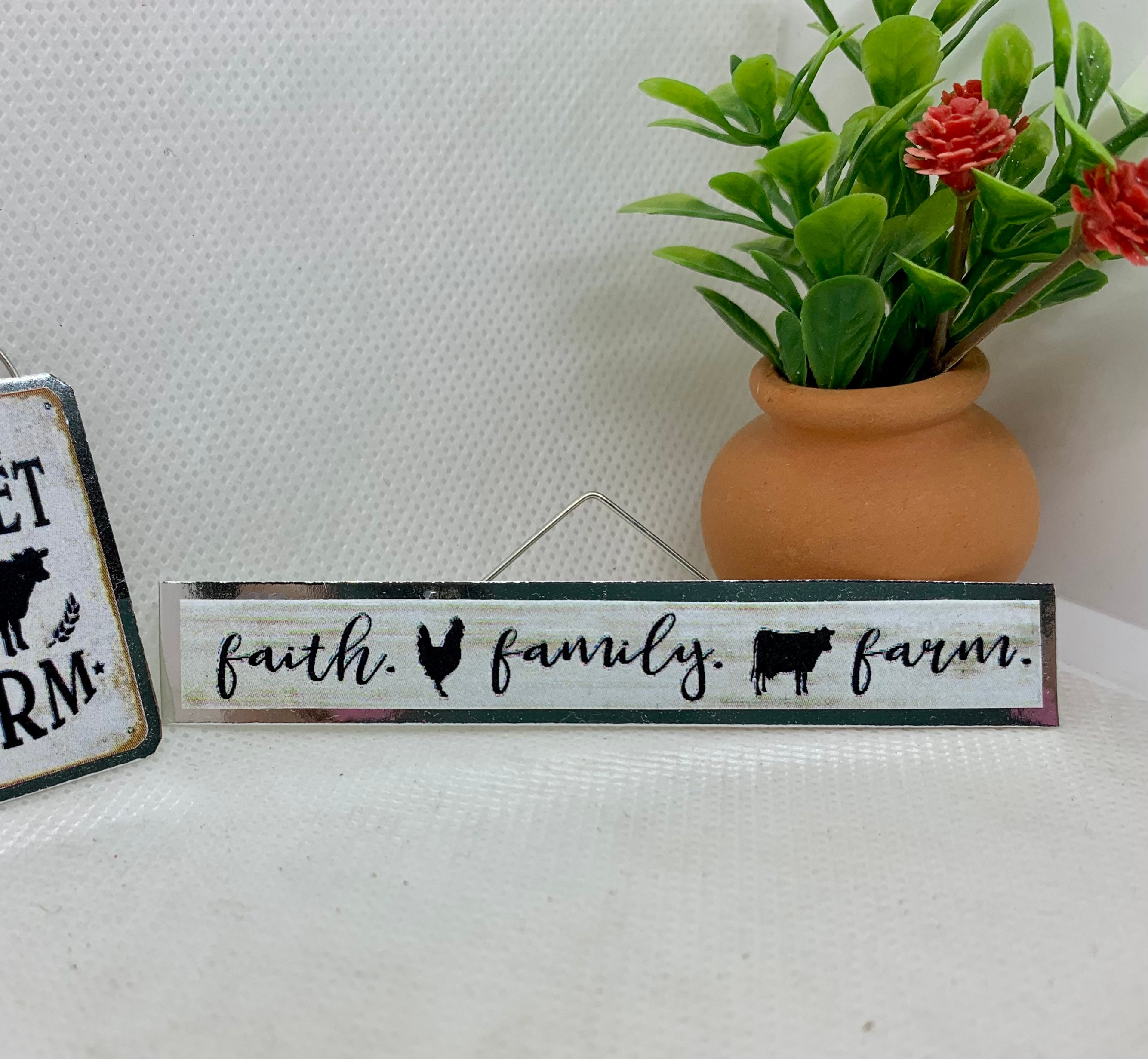 Miniature Farmhouse Signs - Etsy