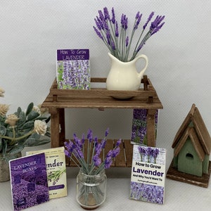 Miniature Handmade Lavender Flowers - Etsy