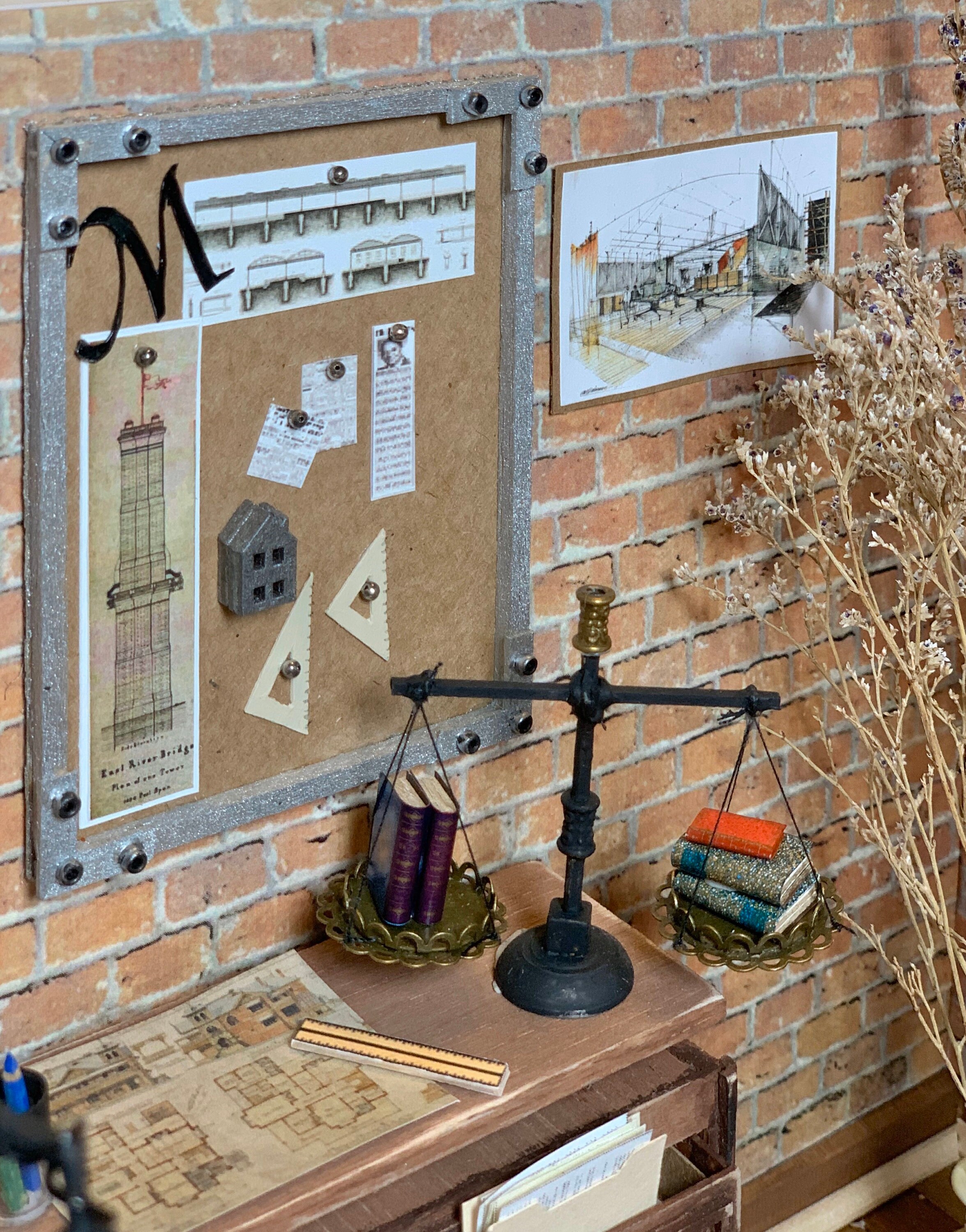 Miniature Dollhouse Vintage Scales - Etsy