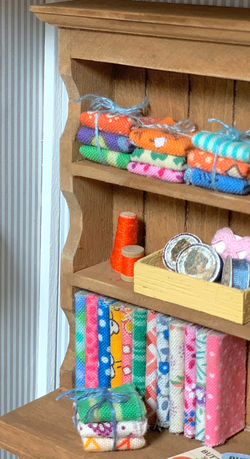 Miniature Dollhouse Sewing Fabric Bundles - Etsy