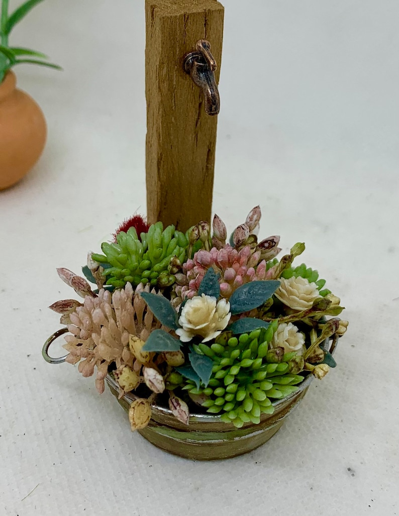 Miniature Watering Bucket Scene - Etsy