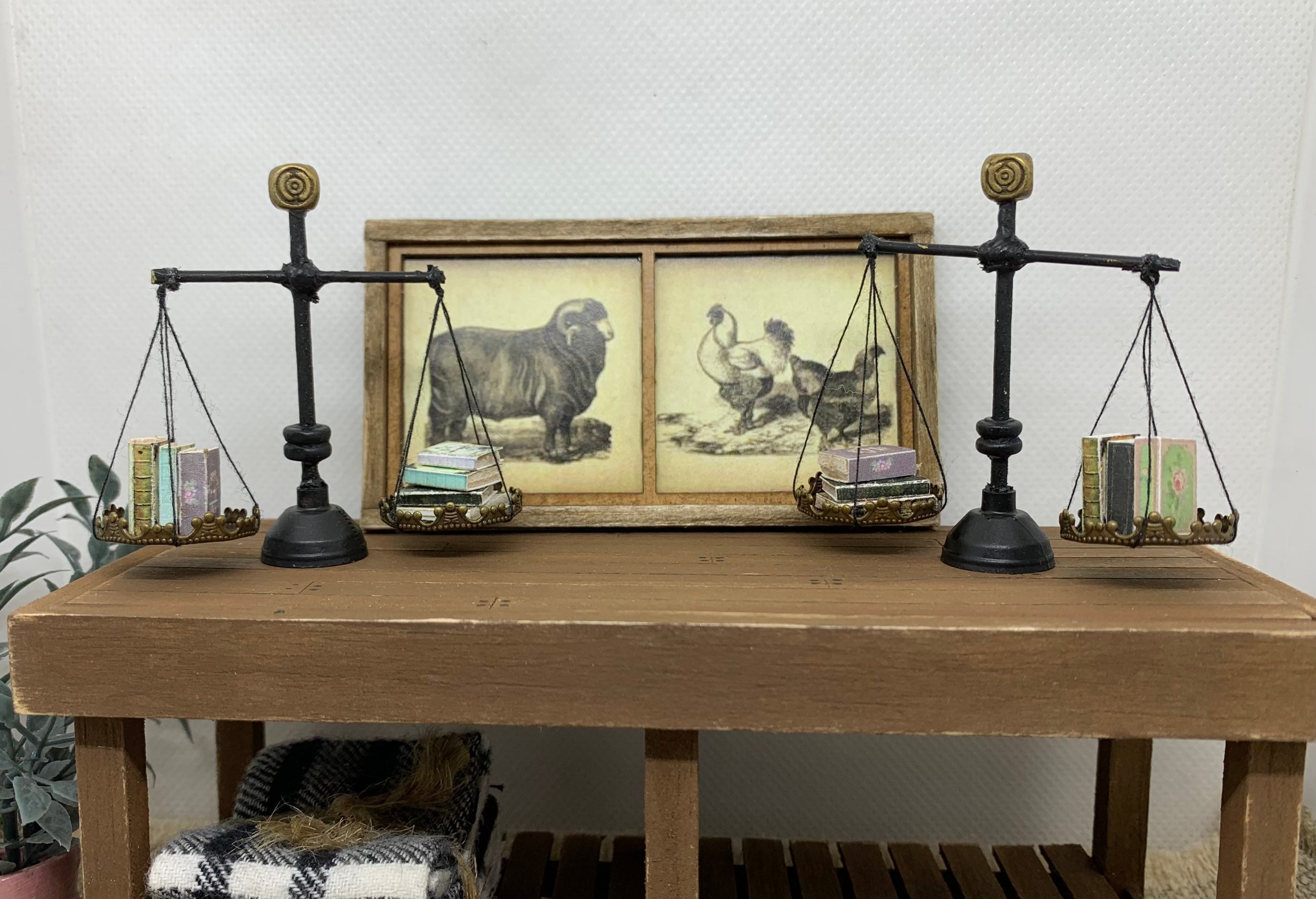 Miniature Dollhouse Vintage Scales - Etsy