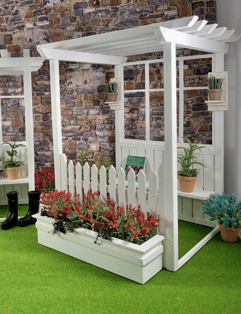 Miniature Farmhouse Garden Gazebo - Etsy