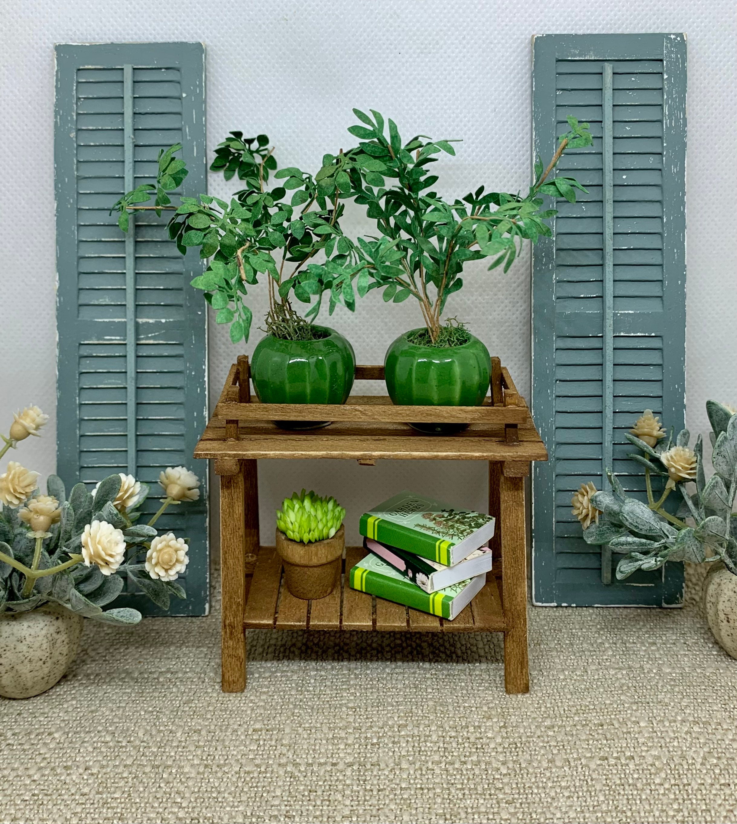 Miniature Farmhouse Plant Stand - Etsy