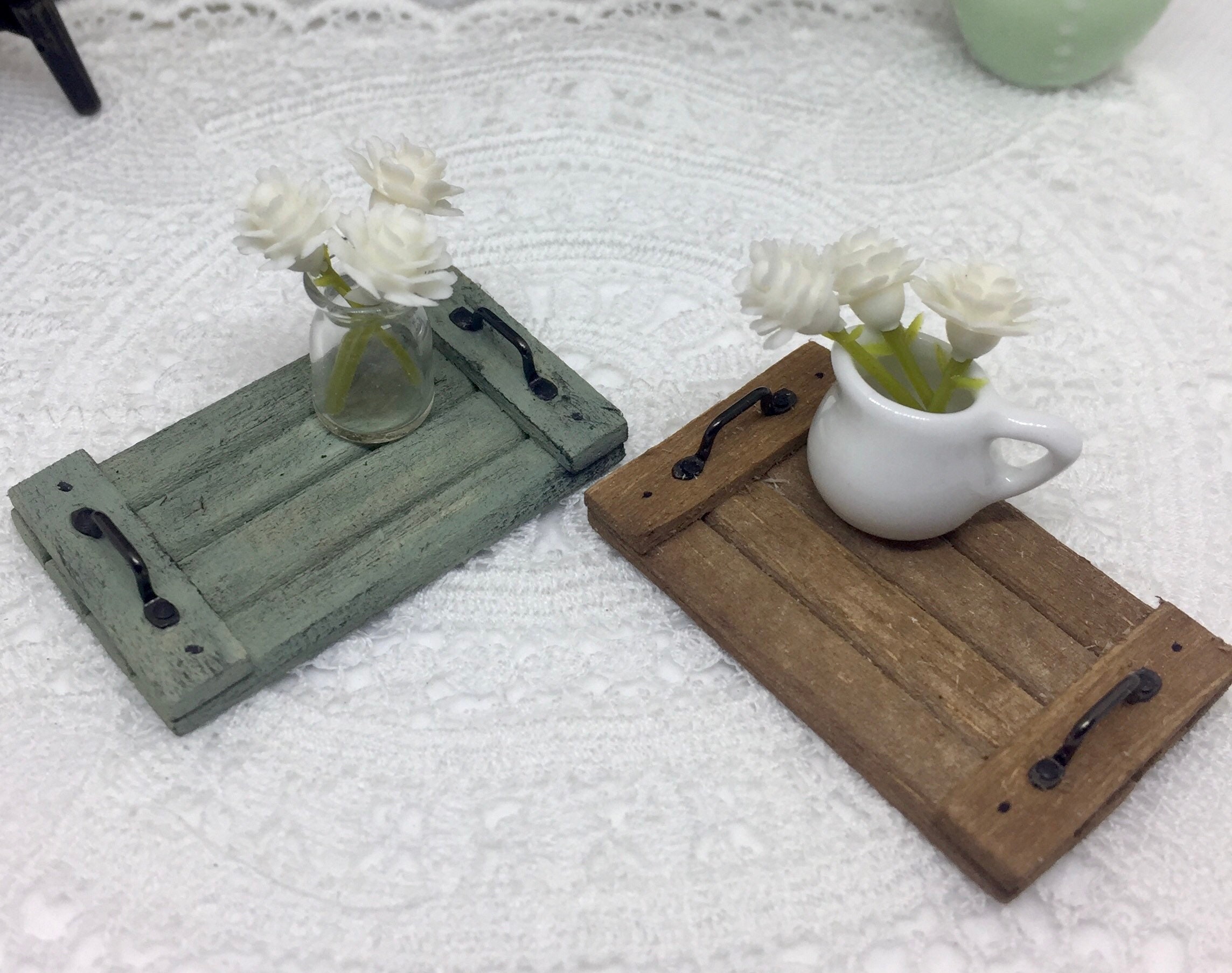 Miniature Dollhouse Farmhouse Serving Tray - Etsy