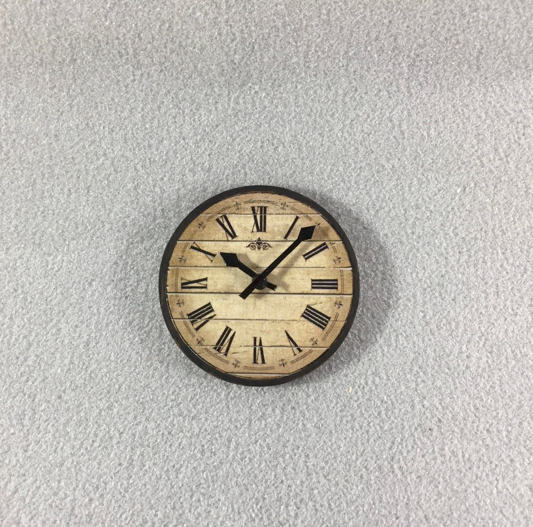 Miniature Farmhouse Clock - Etsy