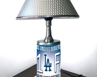 Los Angeles Dodgers Lamp Shade, Baseball. Shades Are 9.5 X 5 X 7 Tall ...