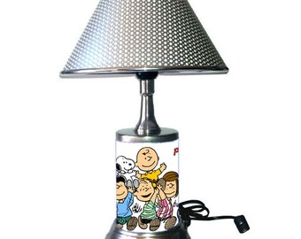 Peanuts Lamp Shade. Snoopy, Woodstock, Charlie Brown. Shades Are 9.5 X ...