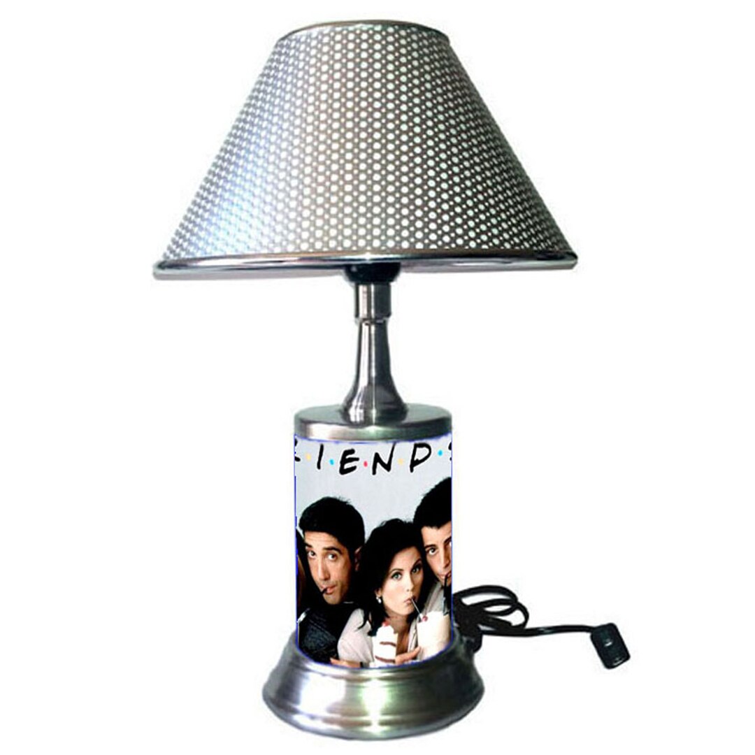 FRIENDS Desk Lamp With Chrome Finish Shade, TV Show - Etsy