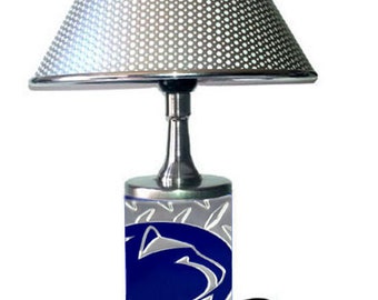 Chicago Bears Desk Lamp With Chrome Finish Shade - Etsy