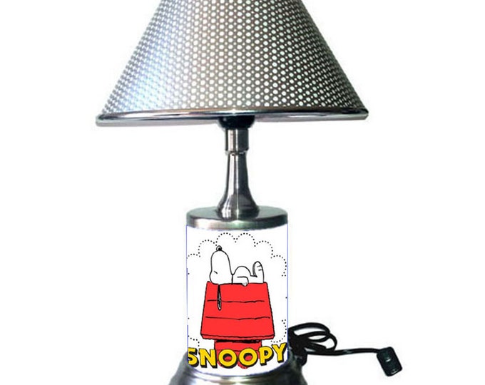 Peanuts Lamp Shade. Snoopy, Woodstock, Charlie Brown. Shades Are 9.5 X ...