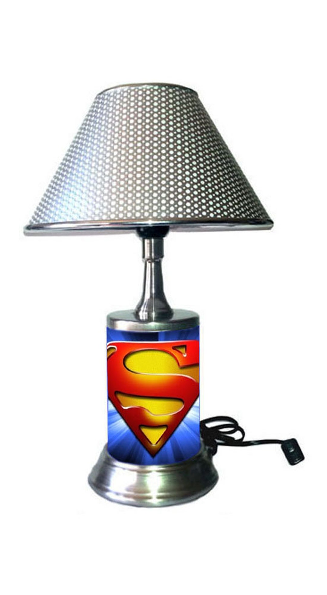Superman Symbol Lamp With Shade - Etsy