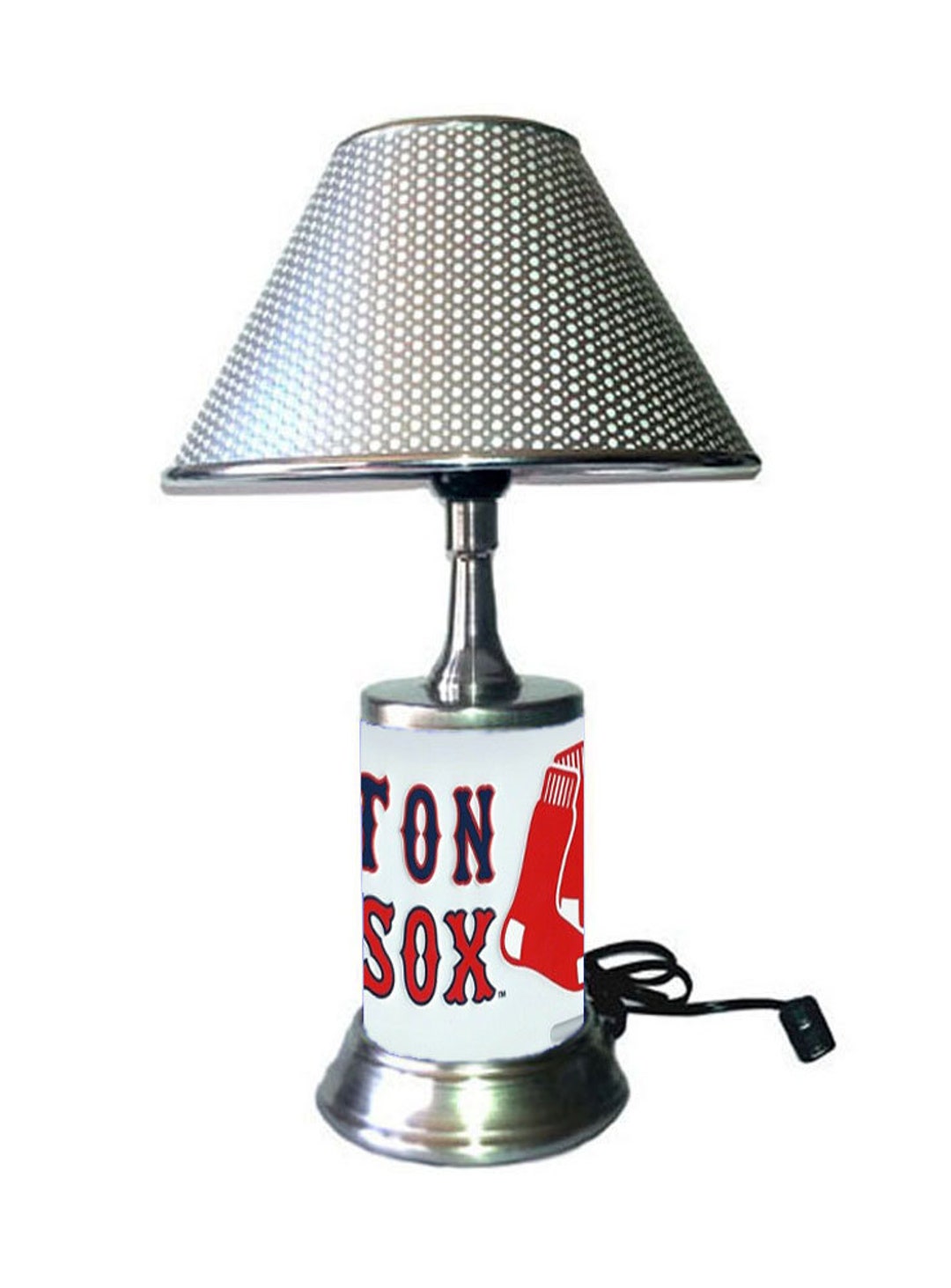 Boston Red Sox Desk Lamp With Chrome Finish Shade - Etsy