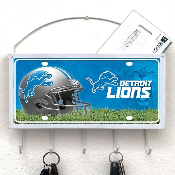 Detroit Lions Mailbox - Etsy