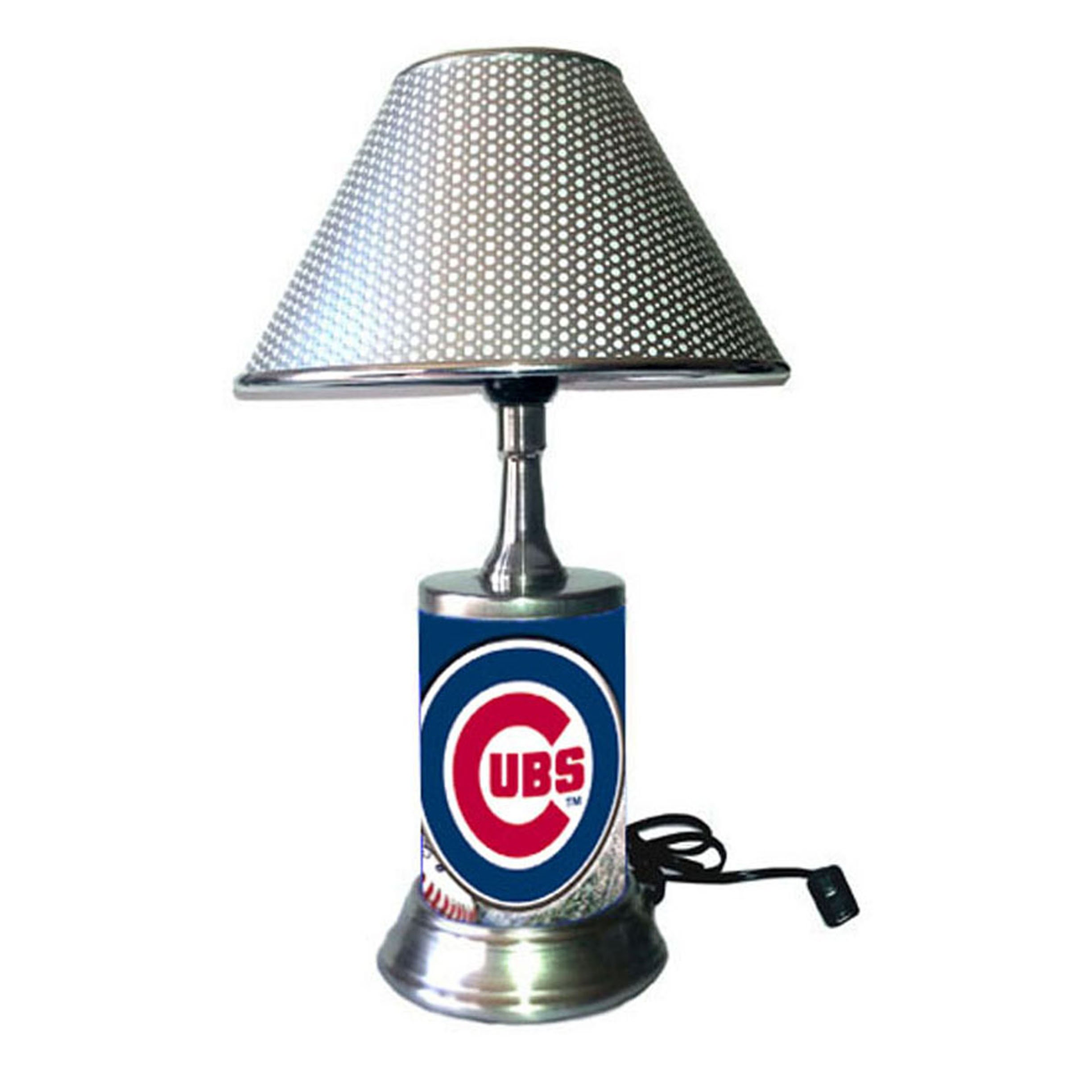 Chicago Cubs Desk Lamp With Chrome Finish Shade - Etsy