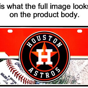 Houston Astros Desk Lamp With Chrome Finish Shade - Etsy