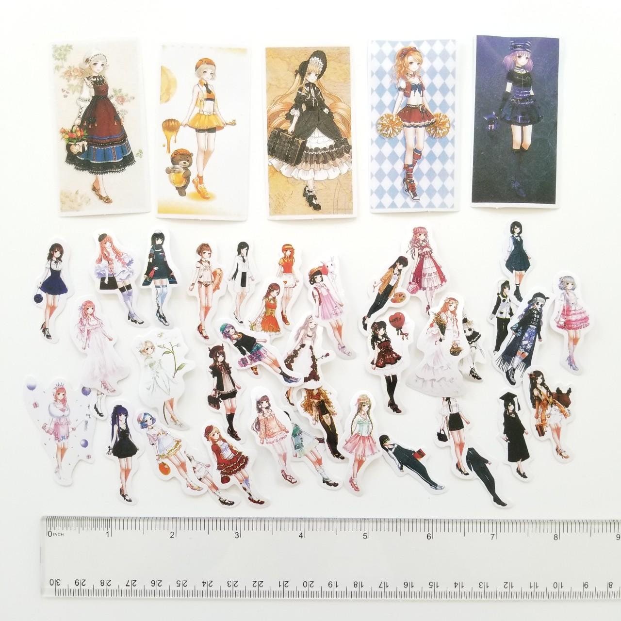 Cute Kawaii Anime Stickers Manga Stickers Gift for Anime Fans Gift for ...