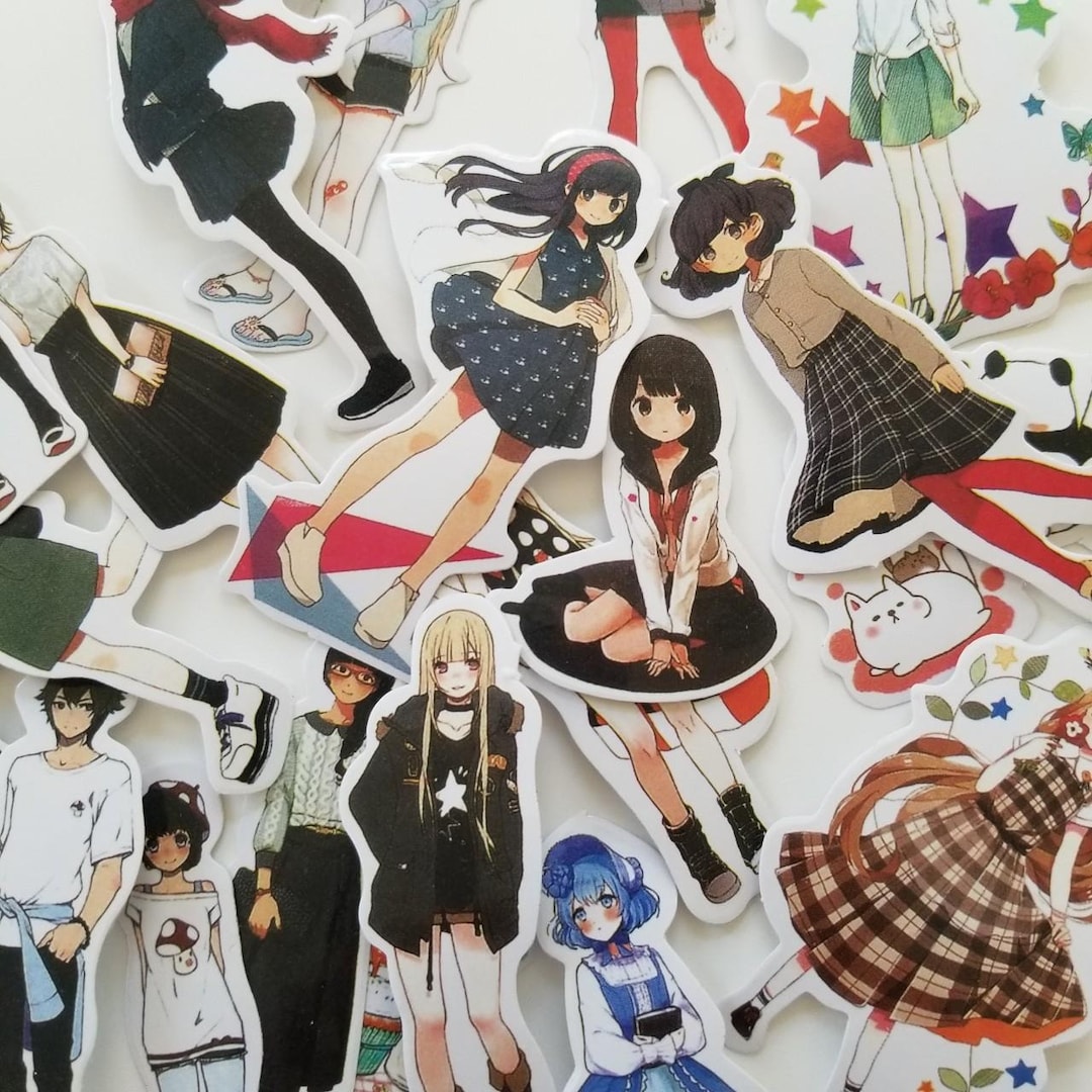 Cute Kawaii Anime Stickers Manga Stickers Gift for Anime Fans Gift for ...