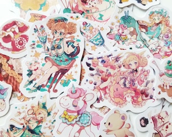 Cute Kawaii - Anime Stickers - Manga Stickers - Gift for Anime Fans ...