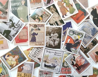 Vintagegirl Stickers for Junk Journals, Vintage Girls Scrapbook ...