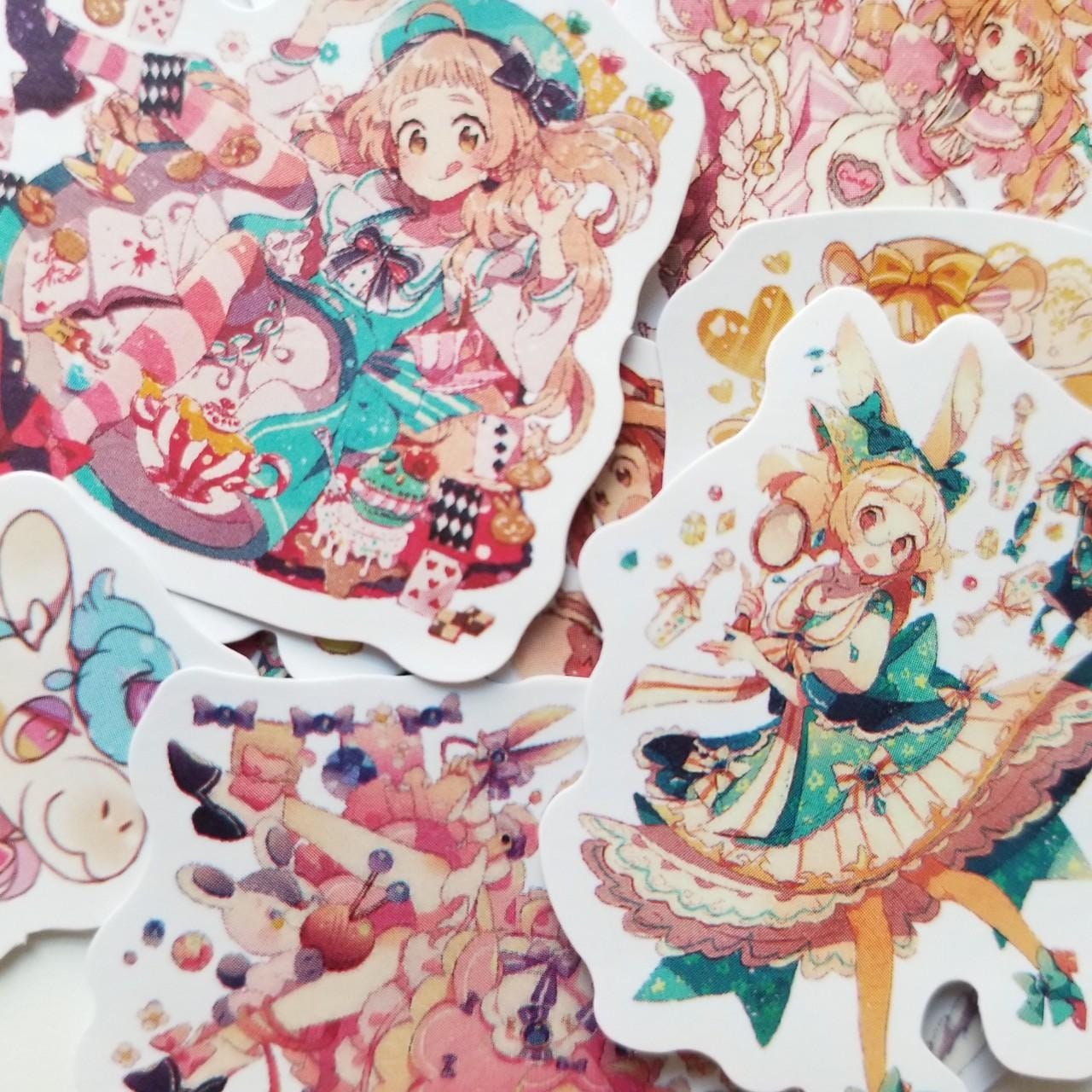 Cute Kawaii Lolita Stickers Anime Manga Stickers Gift - Etsy