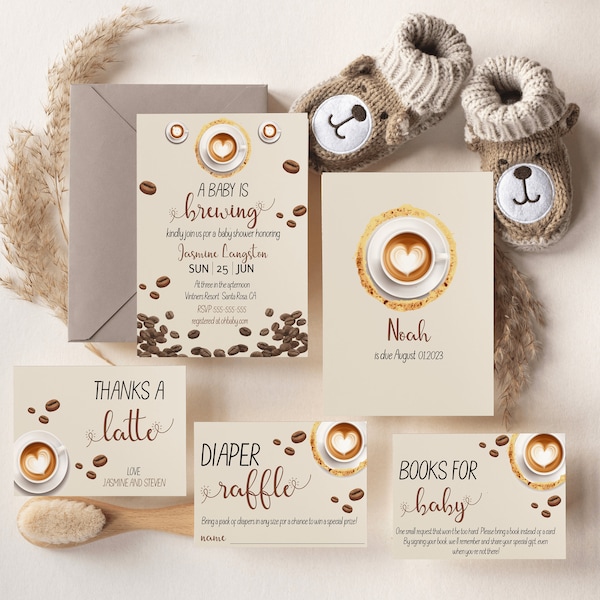 Coffee Baby Shower - Etsy