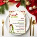 Grinch Christmas Menu Card Template, Editable Eat up Grinches Menu ...