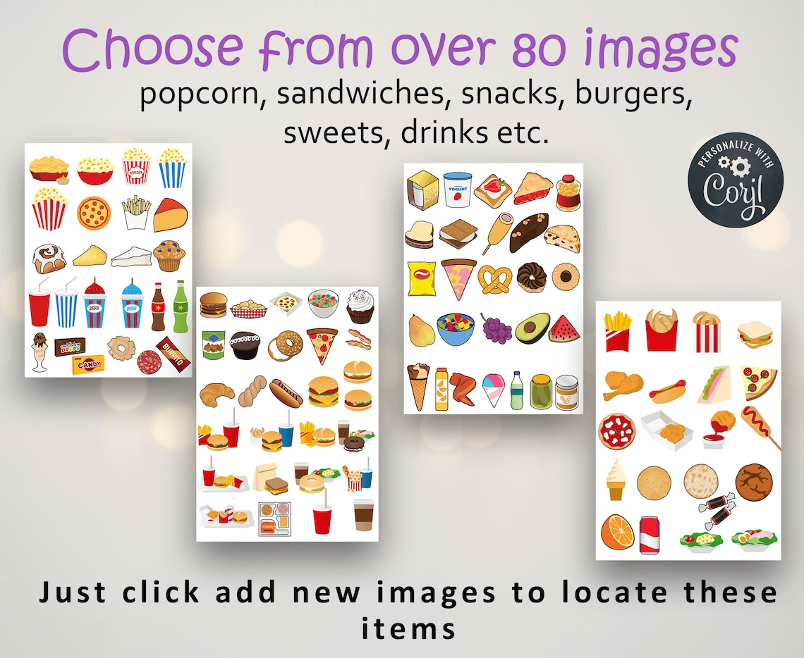 Printable Snack Menu Sign Minimalistic Snack Bar Wedding - Etsy