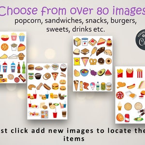 Printable Snack Menu Sign, Minimalistic Snack Bar, Wedding Snack Bar ...