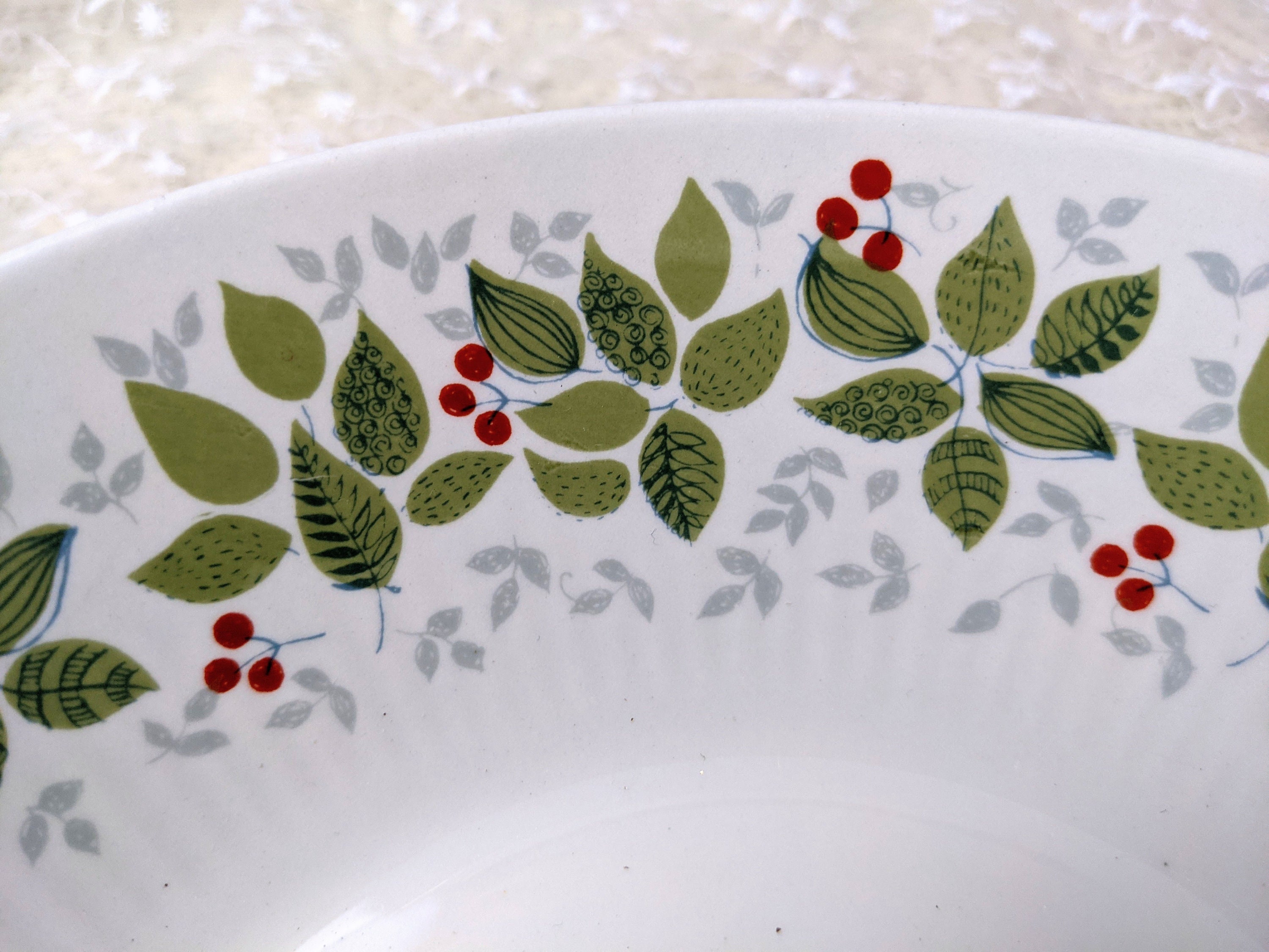 Dining & Serving Norwegian 8.5 inch Porcelain Serving Bowl Made in ...