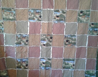 King Rag Quilt - Etsy