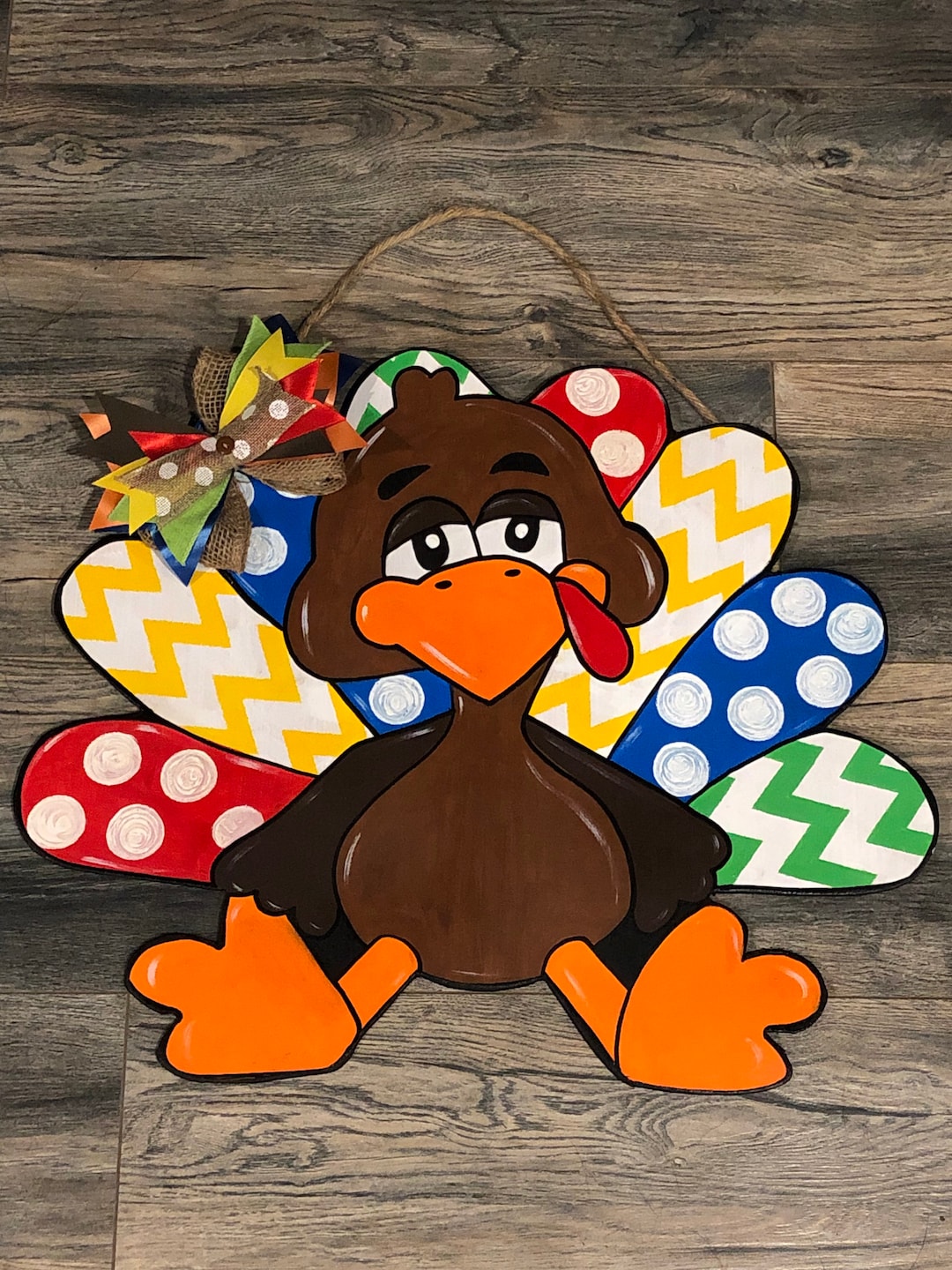 Turkey Door Hanger, Thanksgiving Decor, Fall Decor, Fall Door Hanger - Etsy