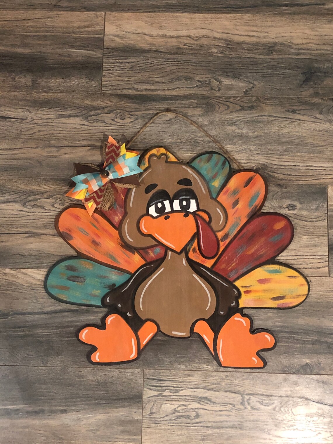 Turkey Door Hanger Thanksgiving Decor Fall Decor Fall Door - Etsy