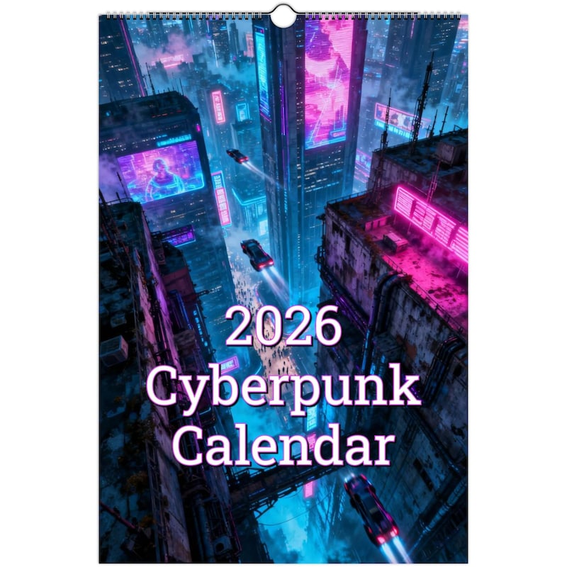 Wall Calendar 2026 Punk - Etsy UK