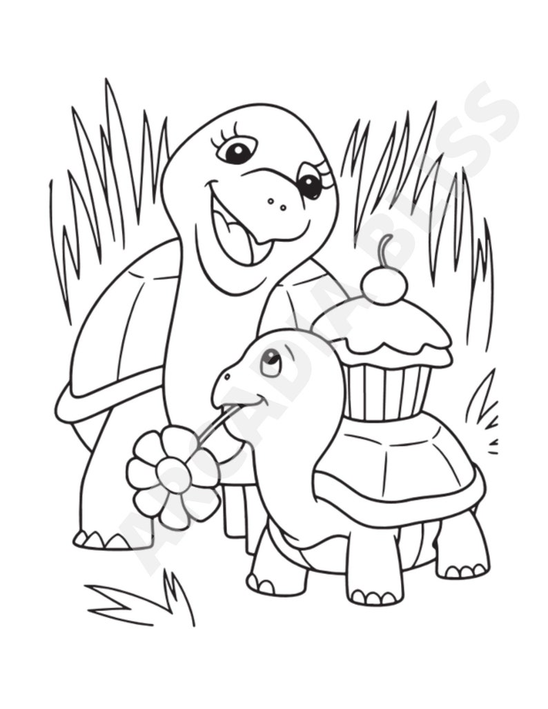 50 Animal Coloring Pages - Printable PDF 8.5" X 11" - Instant Download ...