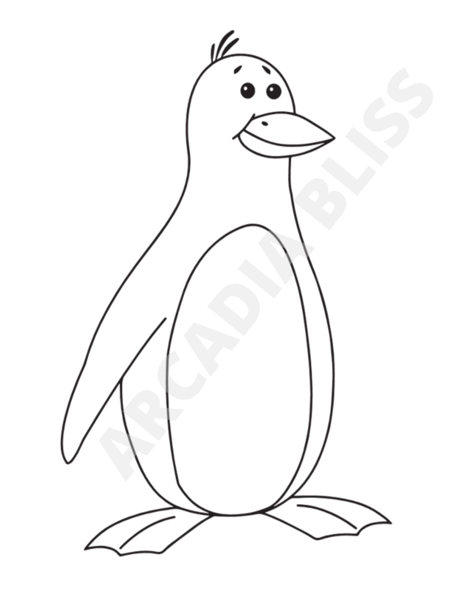 50 Animal Coloring Pages - Printable PDF 8.5" X 11" - Instant Download ...