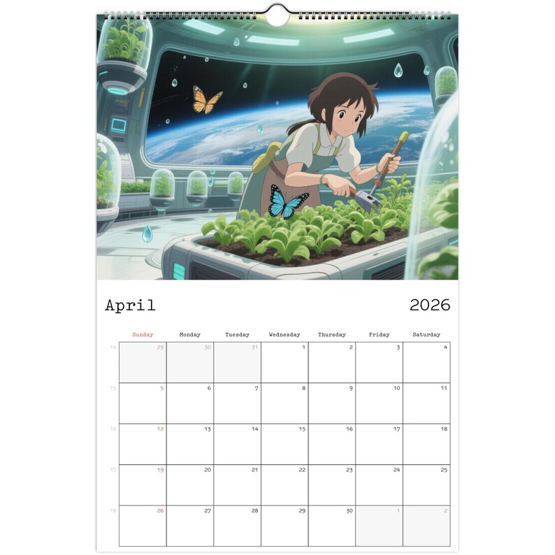 2026 Anime Sci-fi Calendar - Etsy