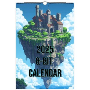 8 Bit 2025 Calendar - Etsy