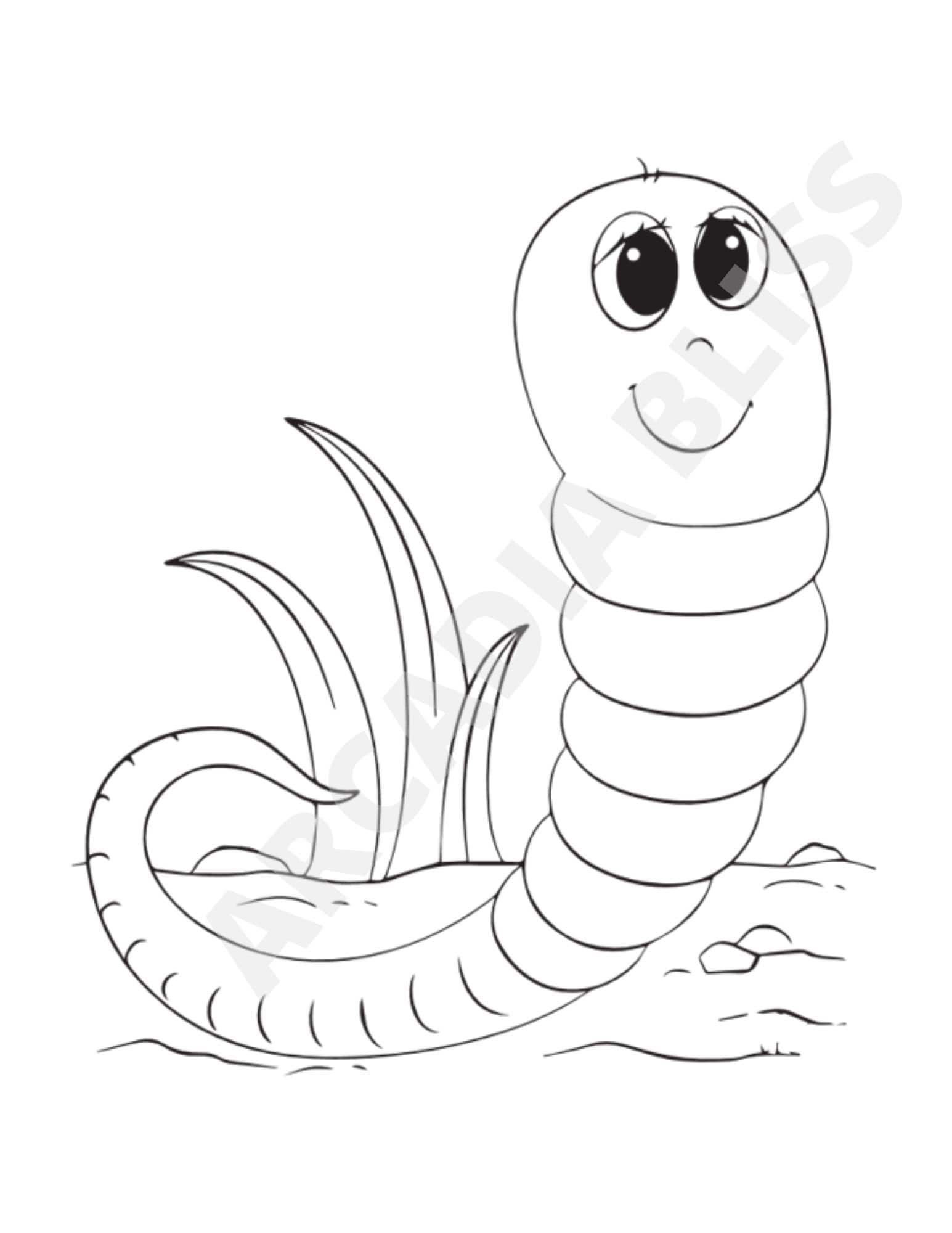 50 Animal Coloring Pages - Printable PDF 8.5" X 11" - Instant Download ...