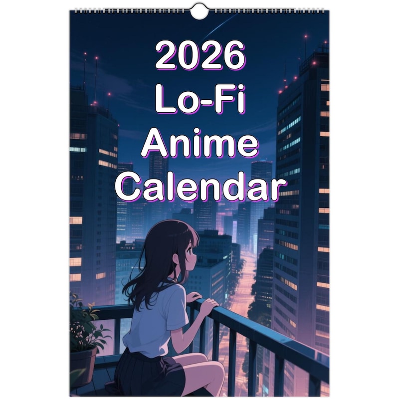 Anime Calendar 2026 Wall - Etsy UK