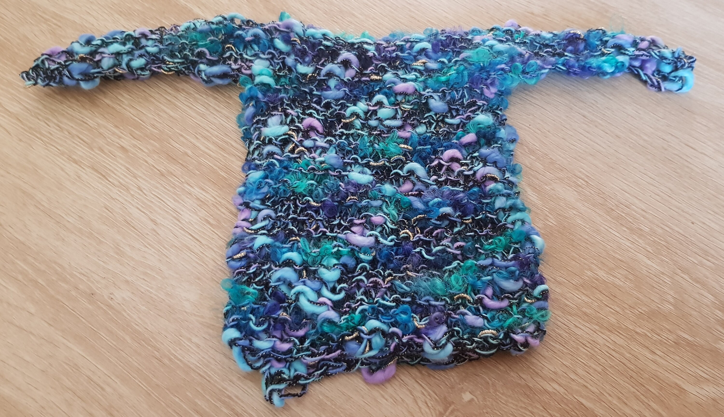 8 Ply Fancy Yarn Sweater "barrier Reef" Pattern for Smart Doll - Etsy