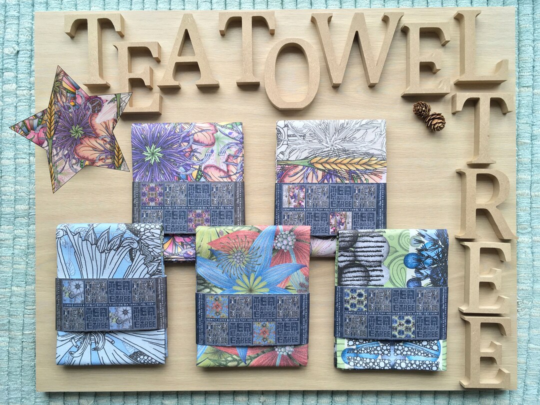 The Entire First Collection untinned From the Tea Towel Tree - Etsy