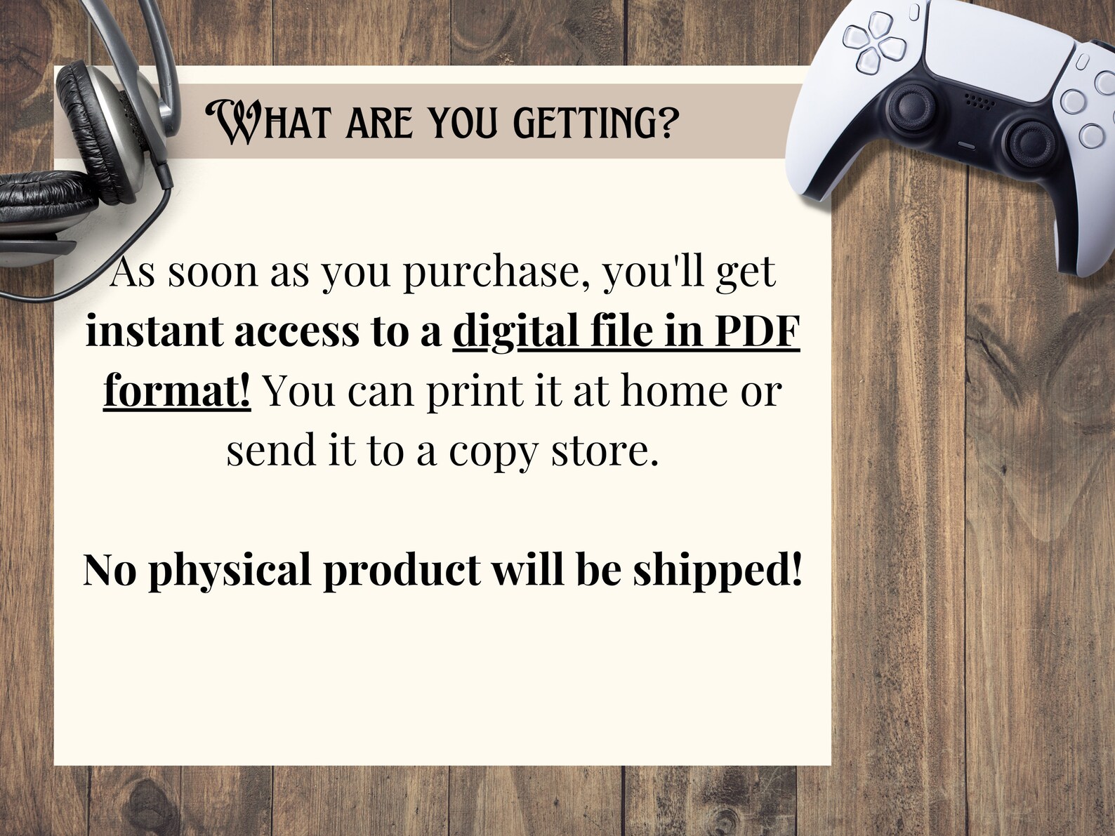 Gamer Dad Fathers Day Gift Footprint Controller Card Craft Idea, Video ...