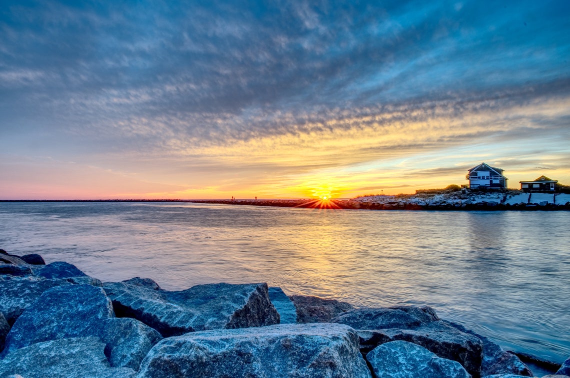Galilee Sunset #1 / Rhode Island / Photographic Prints / Scenic / HDR ...